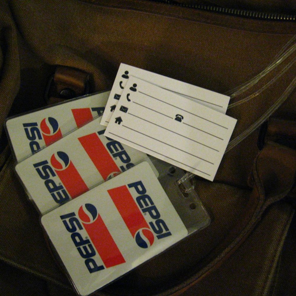 Pepsi Cola Luggage Tags Set (3) - Gem